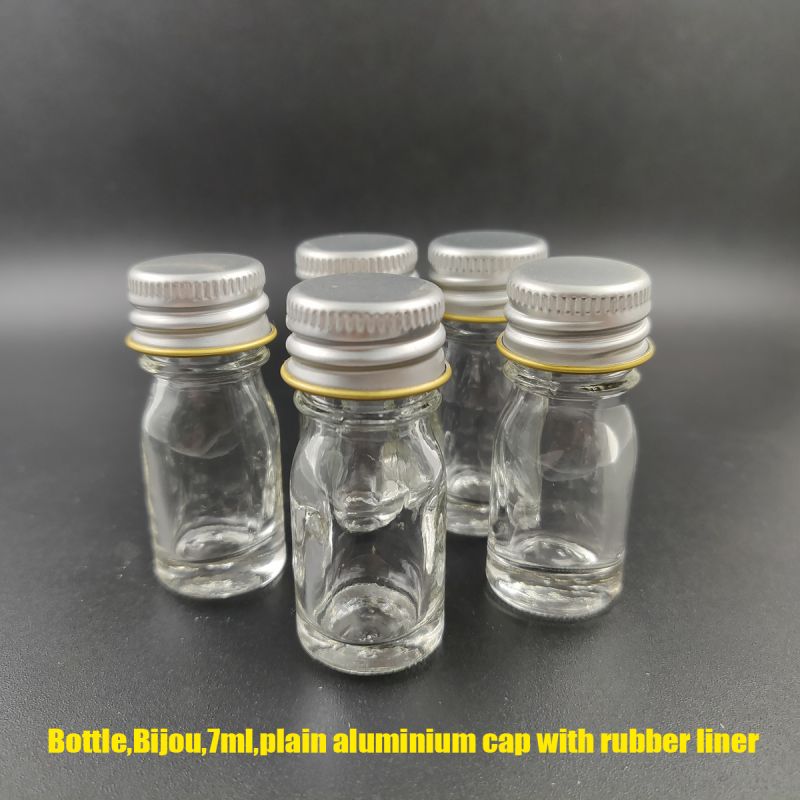 Bottle Bijou, 7ml, plain aluminium cap with rubber liner - Labchem Catalog