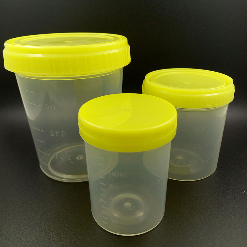 Histology Containers, pp, leak proof, screw cap, yellow cap - Labchem ...