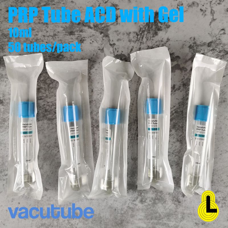 PRP Tube, ACD+Gel, 10ml, 16x100mm - Labchem Catalog