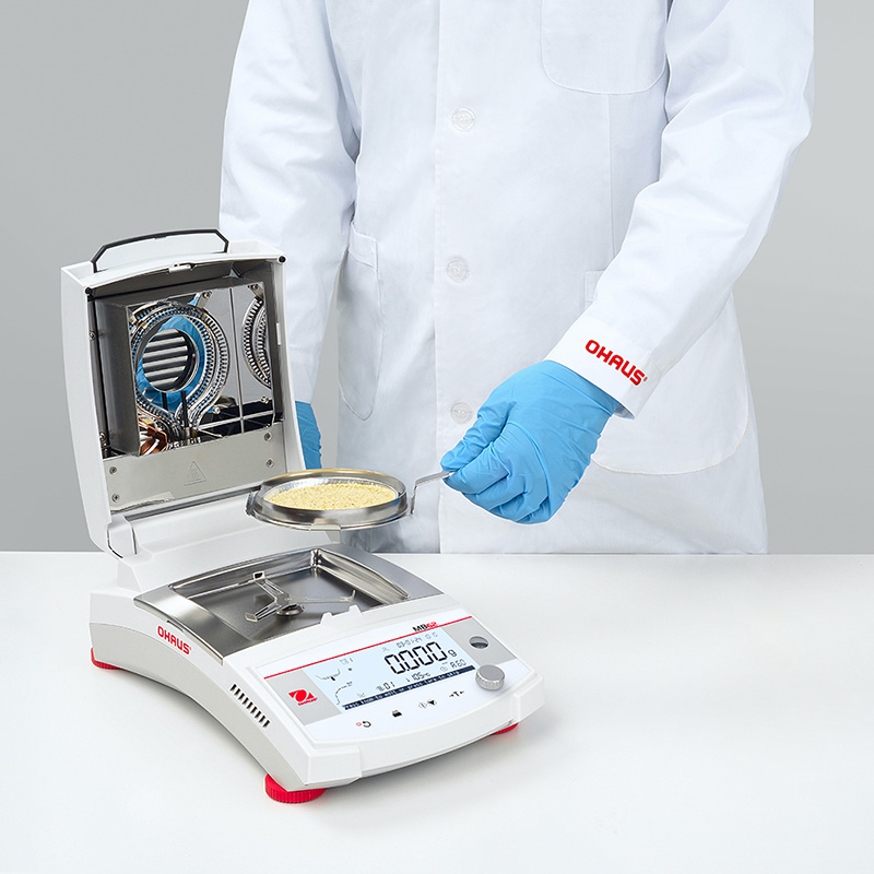 Moisture Analyzer, MB62, 90g x 0.001g, 20 Method Library, 100 Result ...